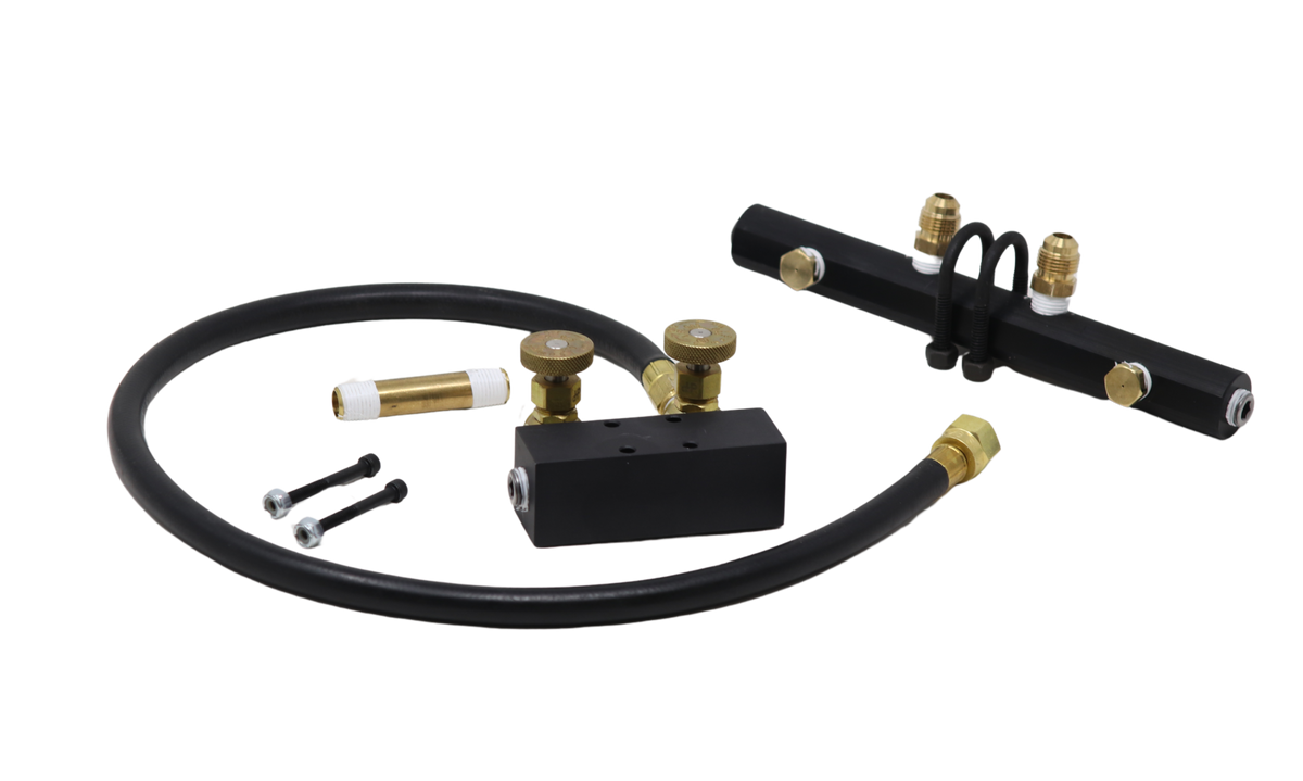 Forgemaster Single to Dual Valve Kit| Northeast Farrier Supply