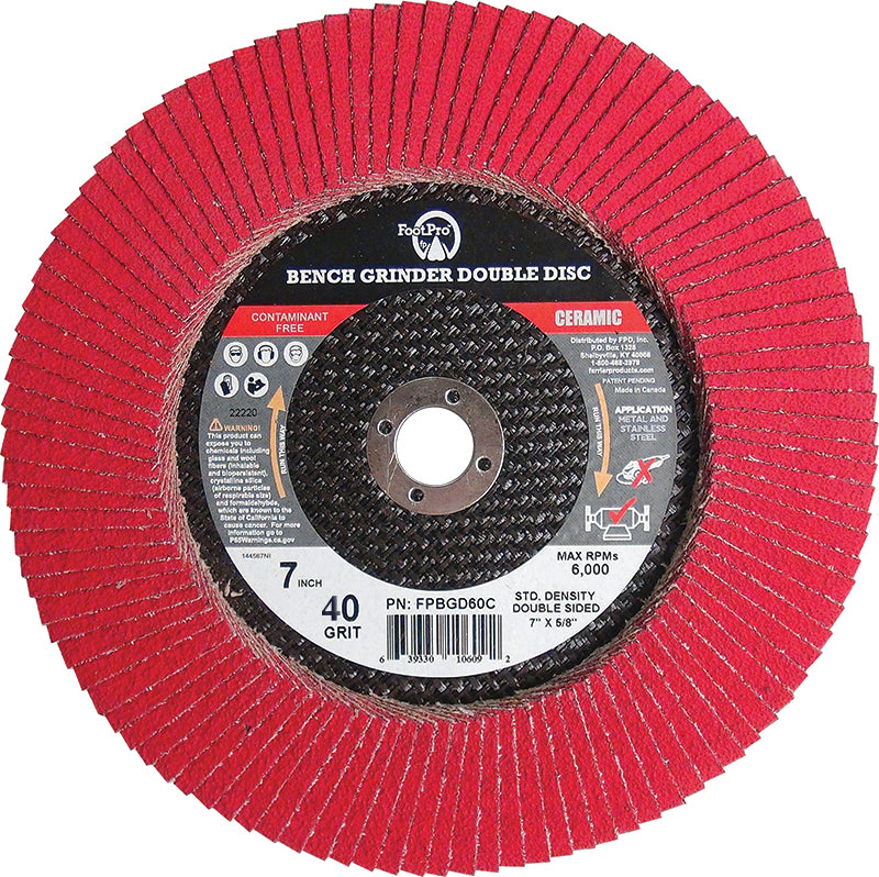 FootPro™ Bench Grinder Double Disc| Northeast Farrier Supply